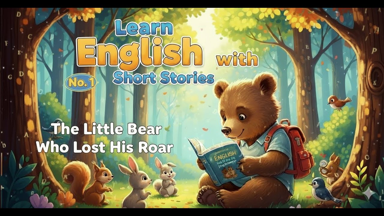Learn English with Short Stories 🐻 | The Little Bear Who Lost His Roar ...
