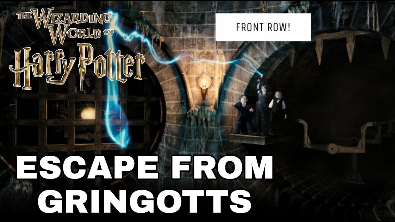 ESCAPE FROM GRINGOTTS Ride | The Wizarding World of Harry Potter - YouTube