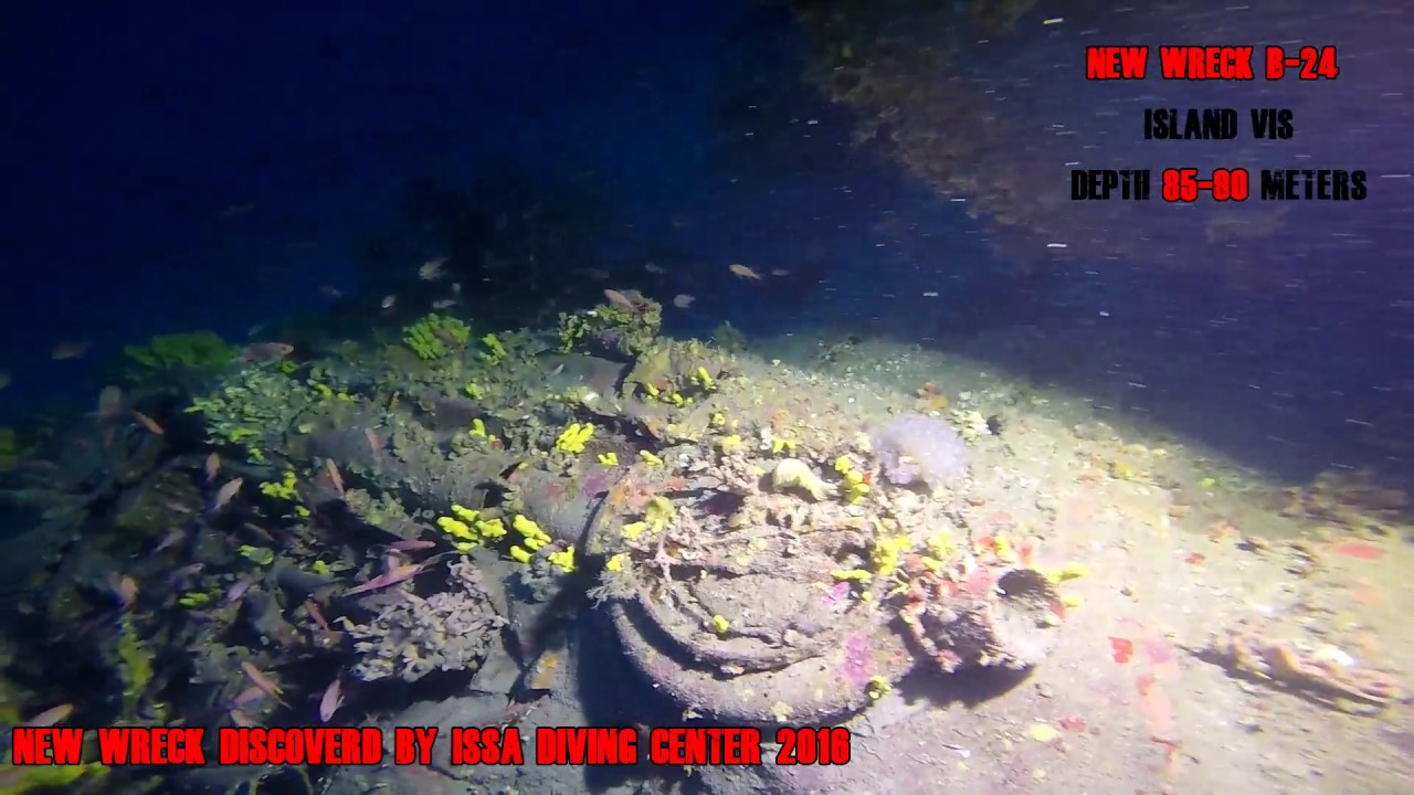 ISSA DIVING CENTER - NEW DISCOVERD WRECK 2016 - YouTube