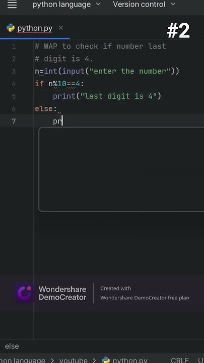 Last Digit Is 4 Or Not Coder Programmer Programming Pythonprogramming Youtubeshorts Shorts