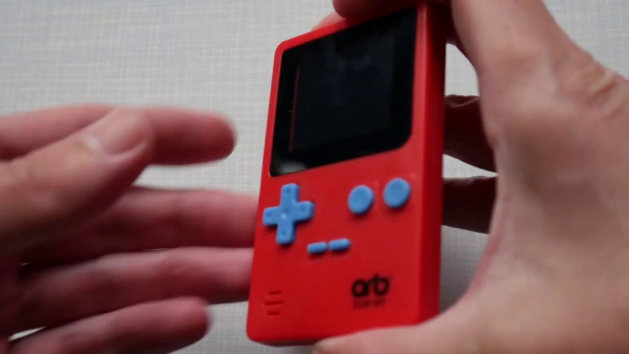 ORB Gaming 8 Bit Retro Handheld mit 152 Spielen für 18,99 Euro Unboxing ...