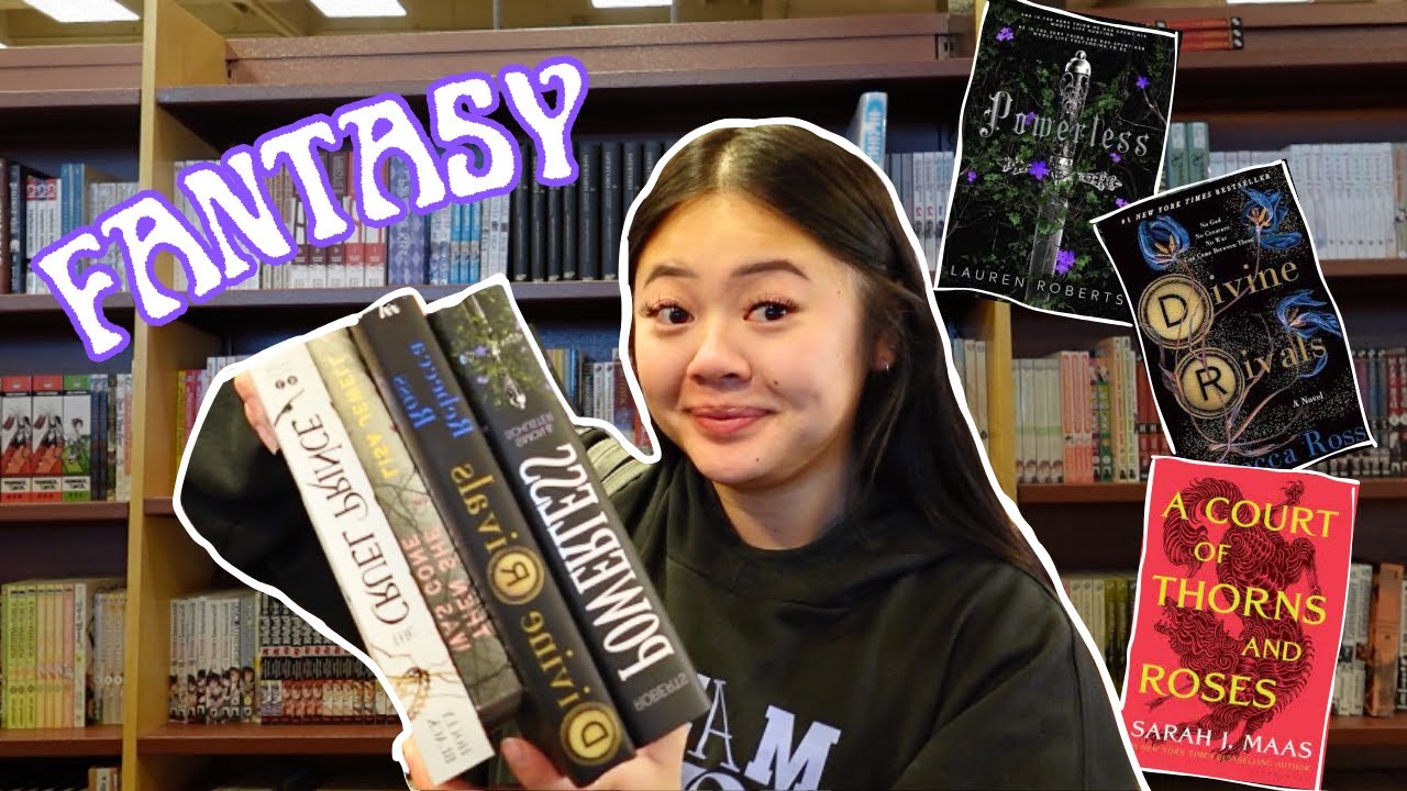 my first ever vlogmas // becoming a book girly + book shopping - YouTube