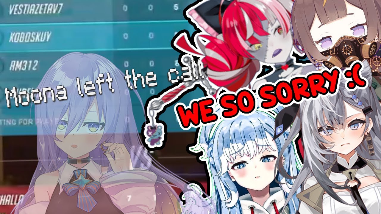 Moona "𝙍𝘼𝙂𝙀 𝙌𝙐𝙄𝙏" after getting 5000 Ms Ping【HoloID】 - YouTube