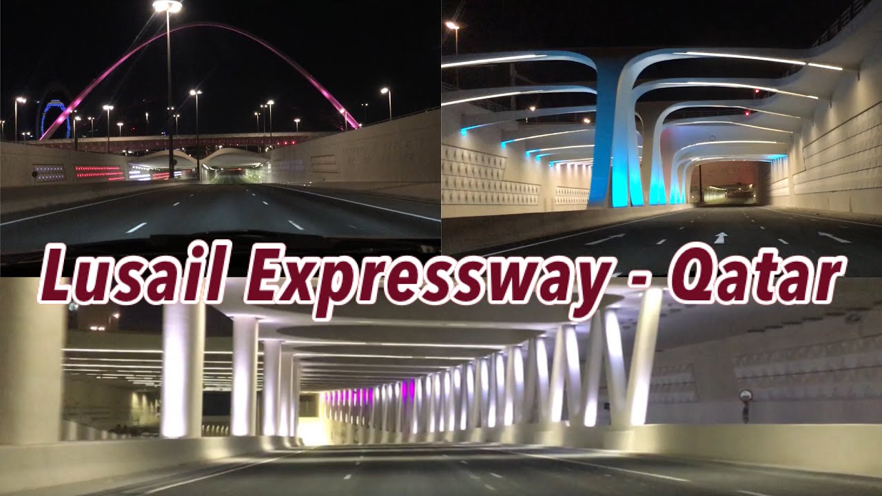 Qatar Street View | Lusail Expressway - YouTube