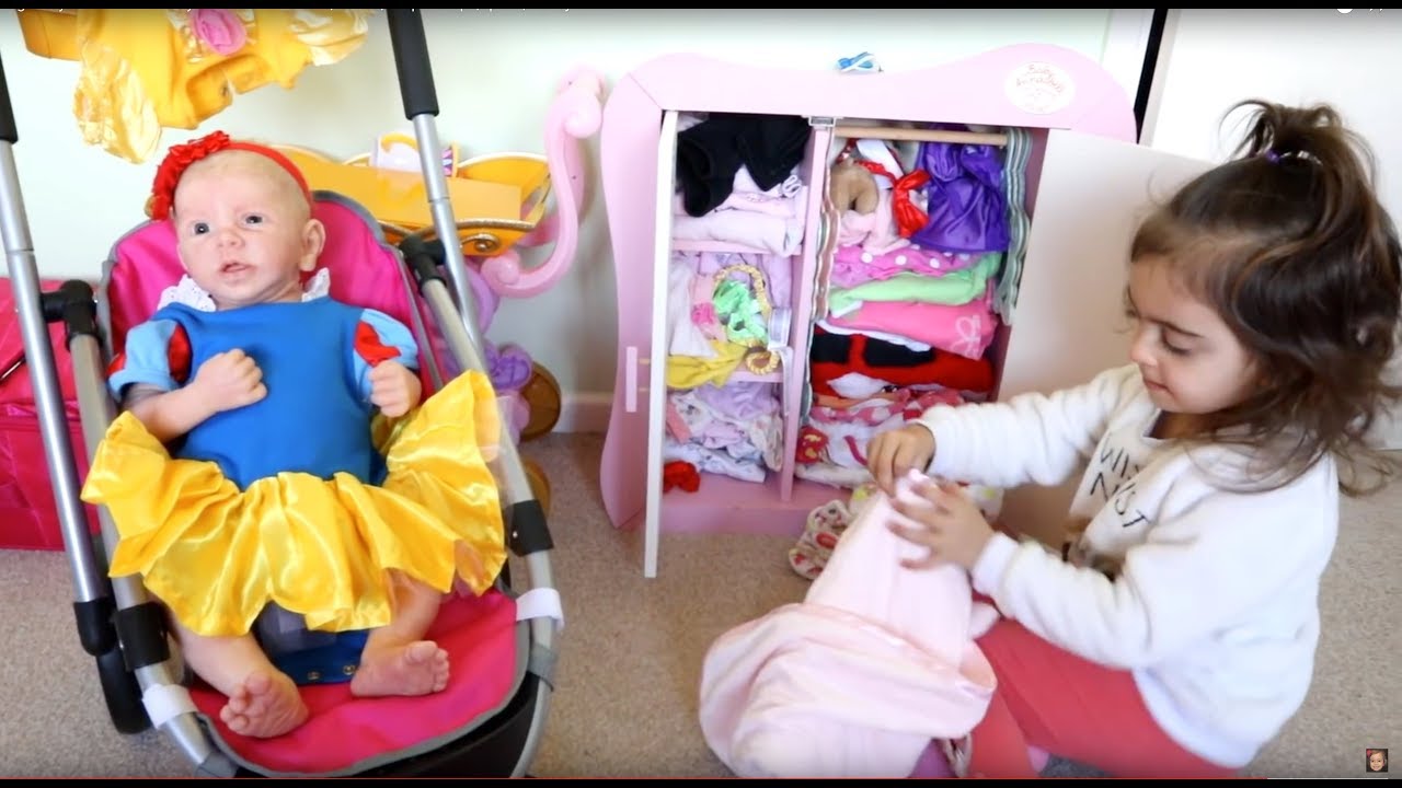 Toys and dresses for Baby Doll - YouTube