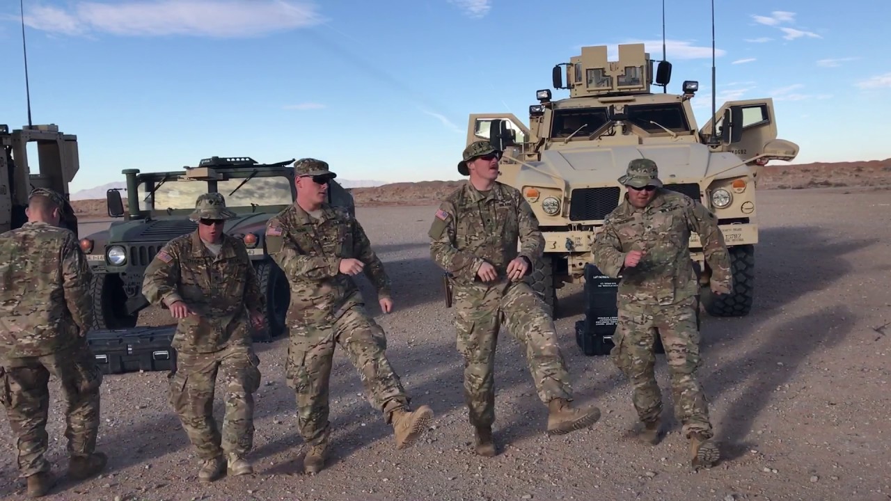 Army Cupid Shuffle - YouTube