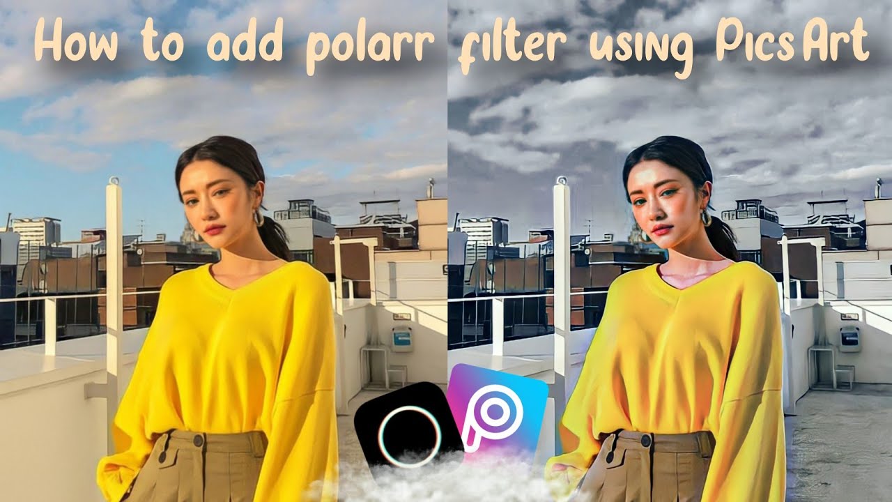 How to add polarr filter using PicsArt//Angel's Creation - YouTube