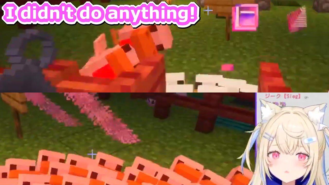 Mococo kills all of Fuwawa's chickens?! (Minecraft ENRECO) [Hololive ...