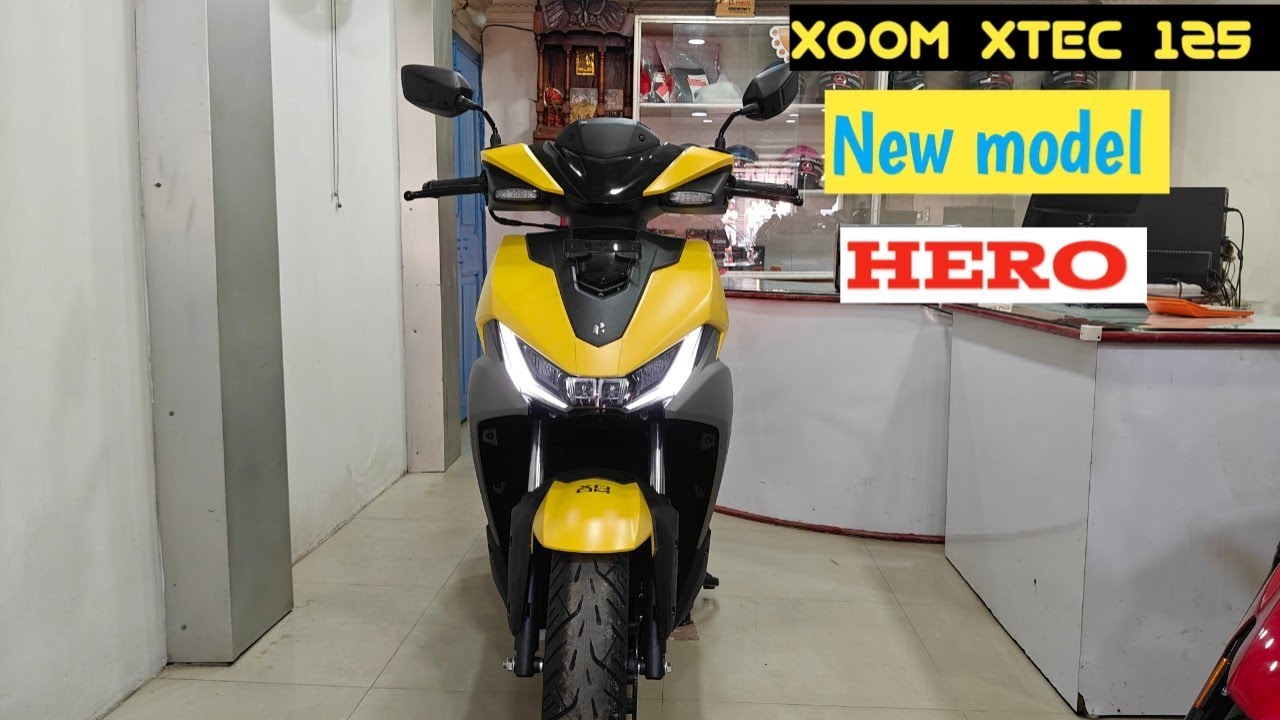 Hero Xoom xtec 125 new 2025 ️🎊 review new model Xoom xtec 125 - YouTube