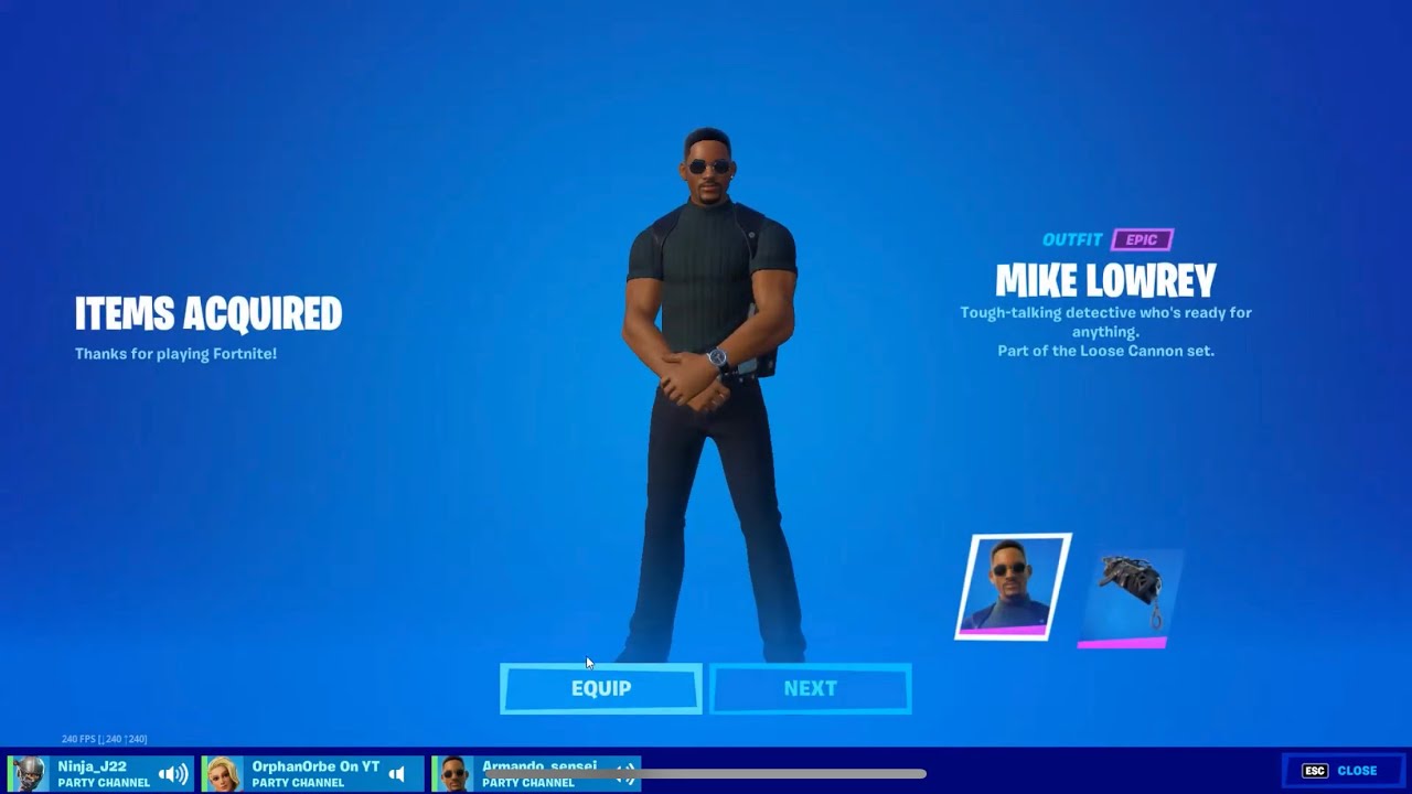 Mike Lowrey Skin - Fortnite - YouTube
