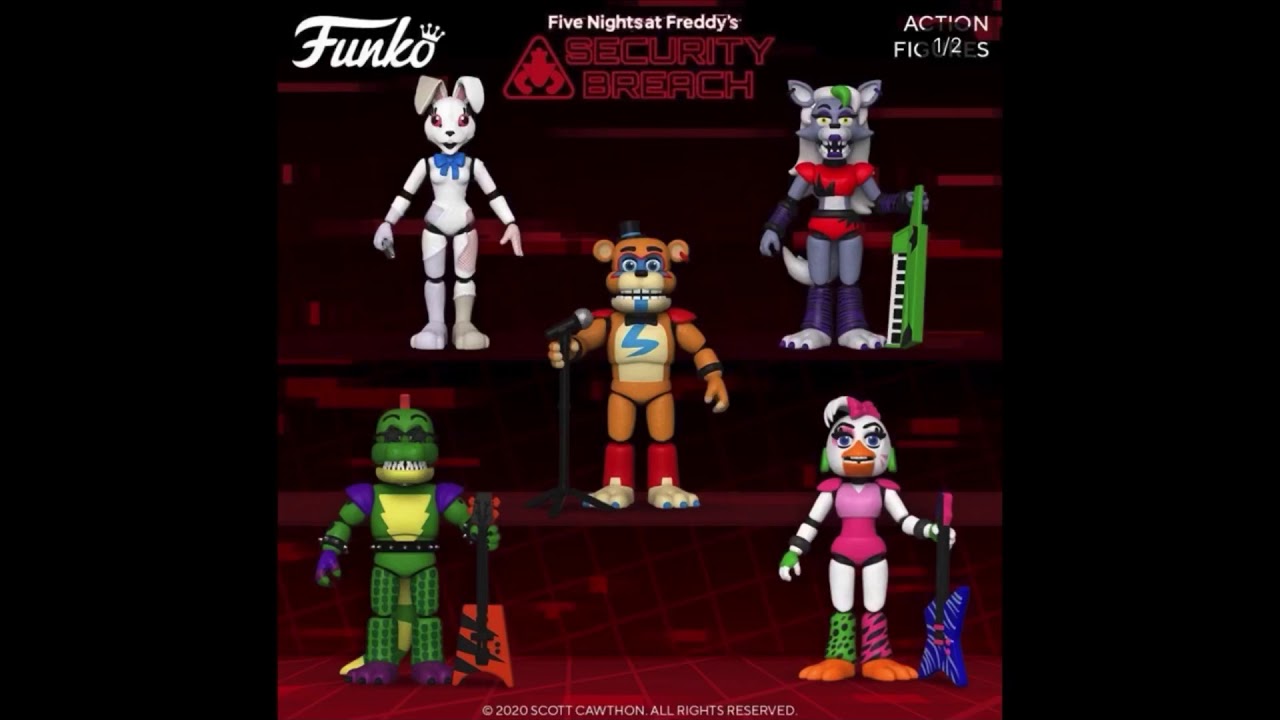 The brand new Funko five nights at Freddy‘s security breach action ...