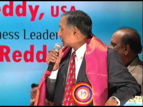 Dr. M.S. Reddy(Cheese Reddy) and Mrs. Syama Reddy (USA) felicitated at ...