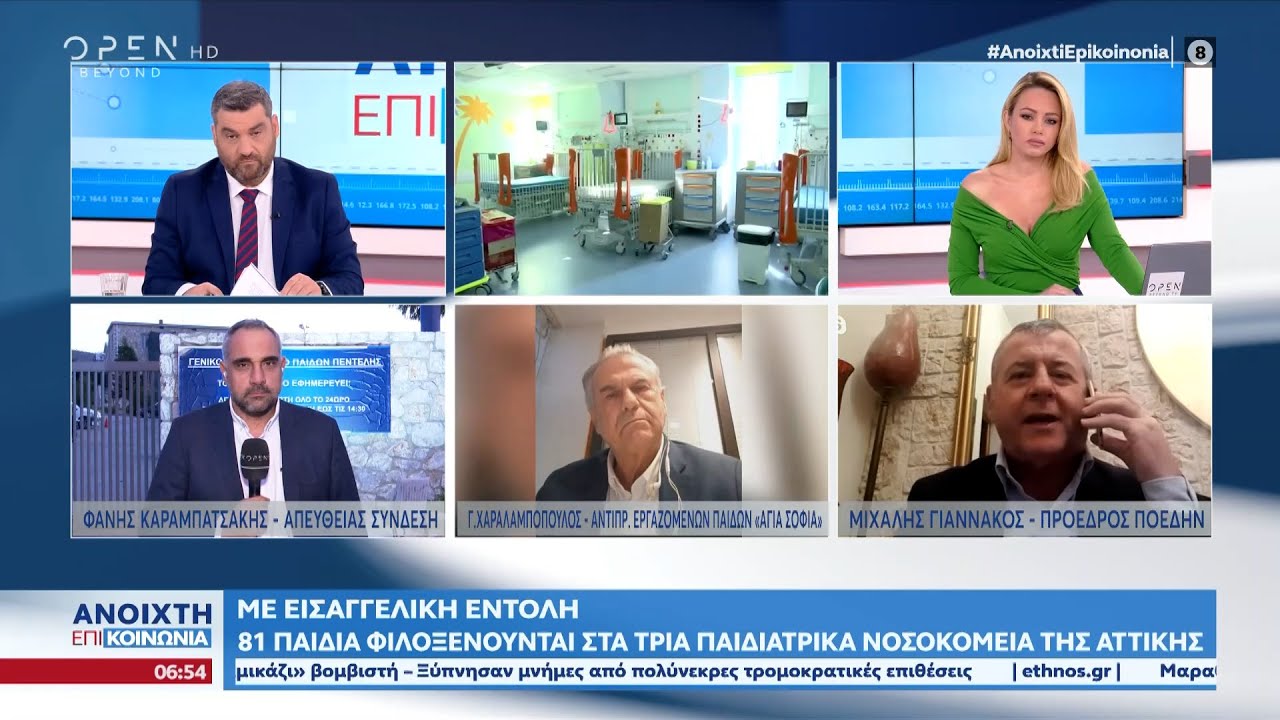 81 παιδιά φιλοξενούνται στα τρία παιδιατρικά νοσοκομεία της Αττικής με ...