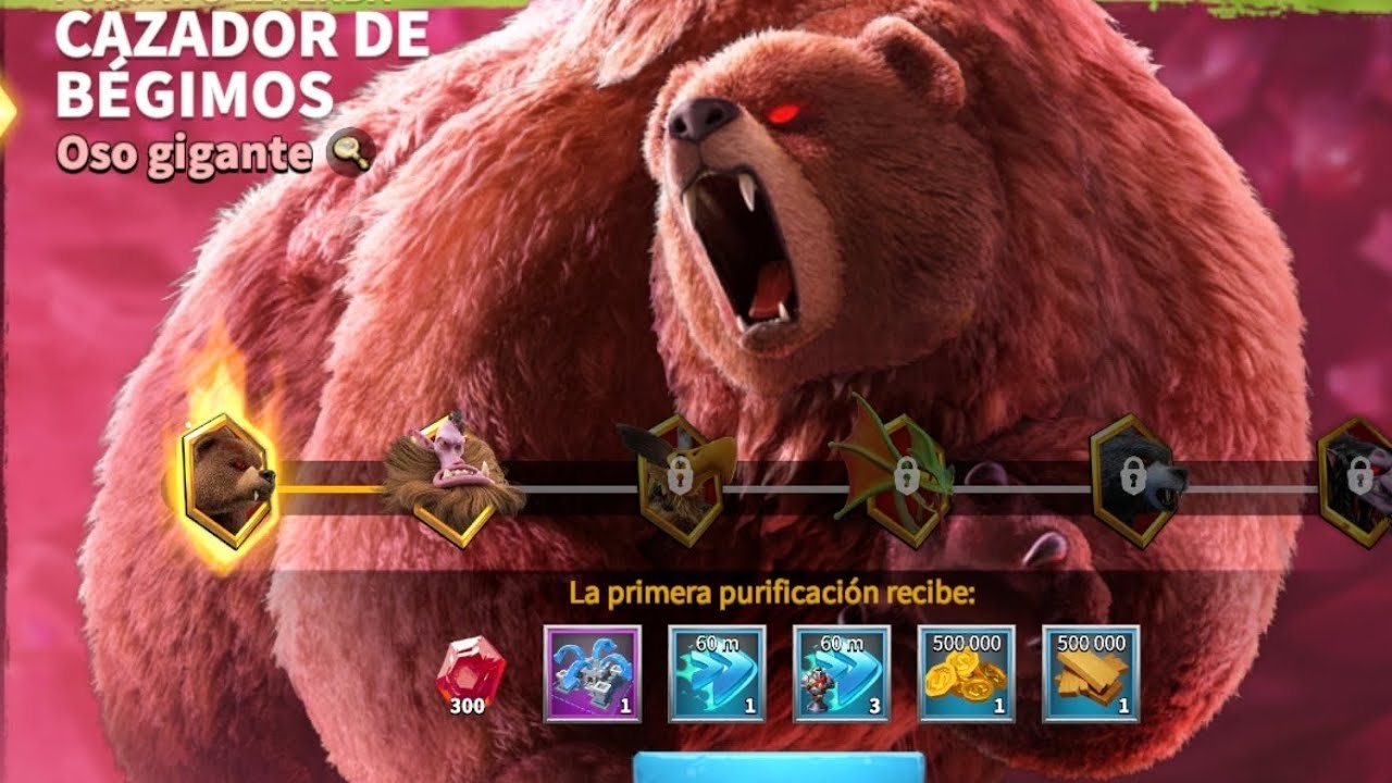 OSO GIGANTE - Cazador de Begimos | Call of Dragons - YouTube