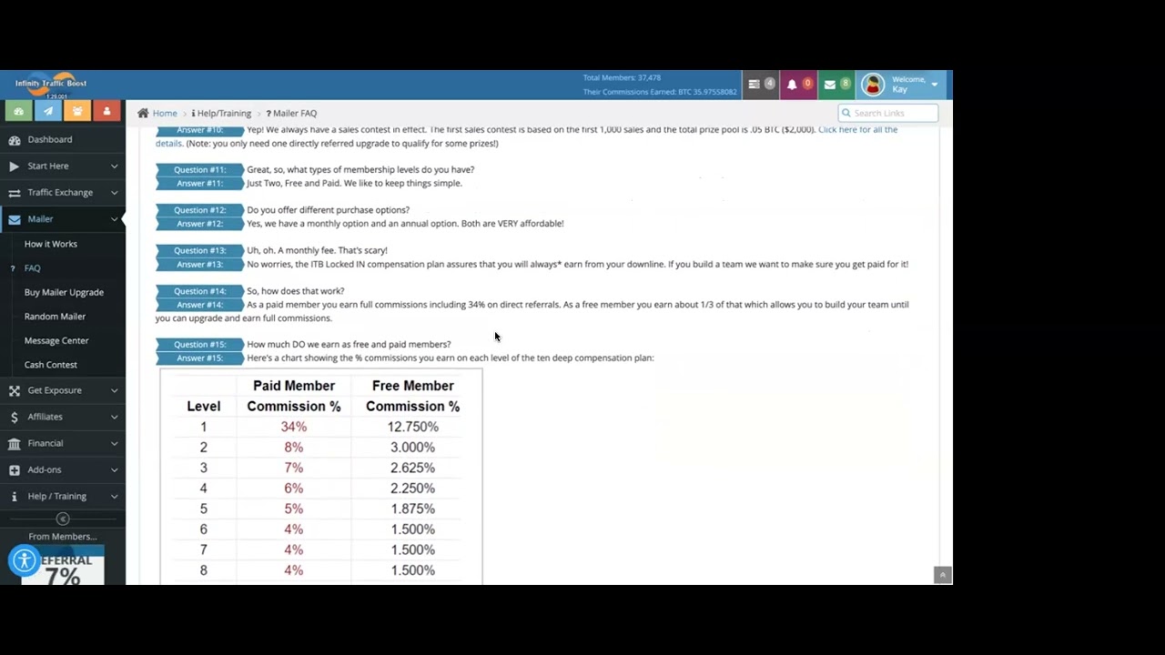 How to Make Money Daily Using Mailer – Infinity Traffic Boost! - YouTube