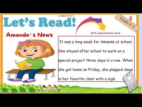 Let&#039;s Read| English Reading Comprehension for Grade 4 to Grade 6| Enjoy ...