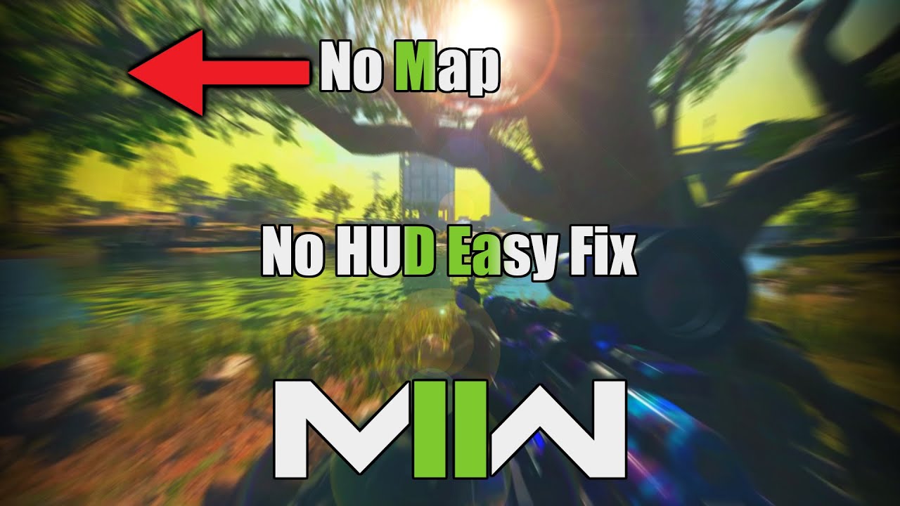 How To Fix No HUD in Warzone 2 and Modernwarfare 2 Multiplayer - YouTube