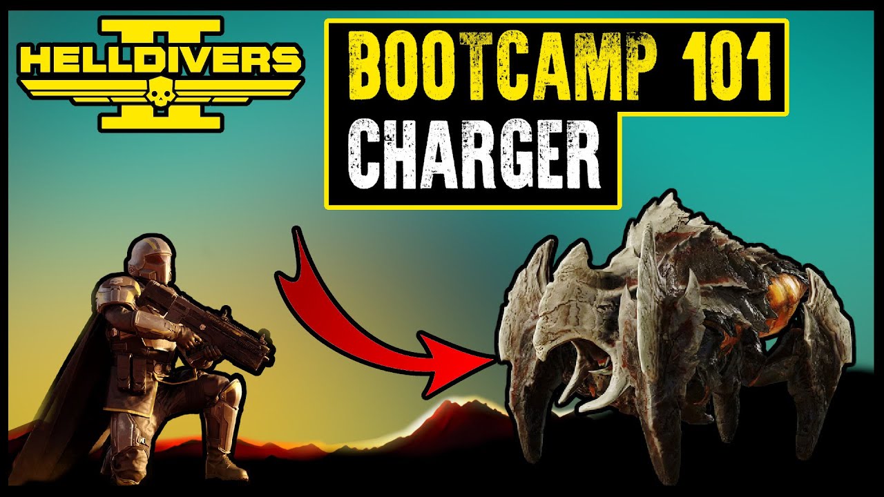 How To EASILY DEFEAT a CHARGER In HELLDIVERS 2 | BOOTCAMP 101 | Part 1 ...
