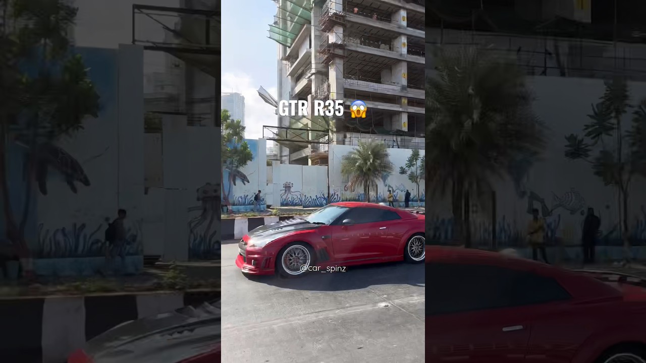 Nissan GTR R35 engine sound | Mumbai | #viral #mumbai #ytshorts # ...