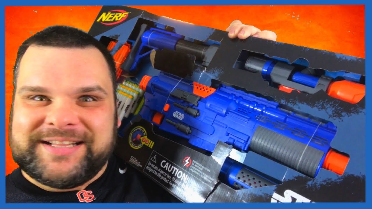 Nerf Star Wars Captain Cassian Andor Eadu Deluxe Blaster UNBOXING - YouTube