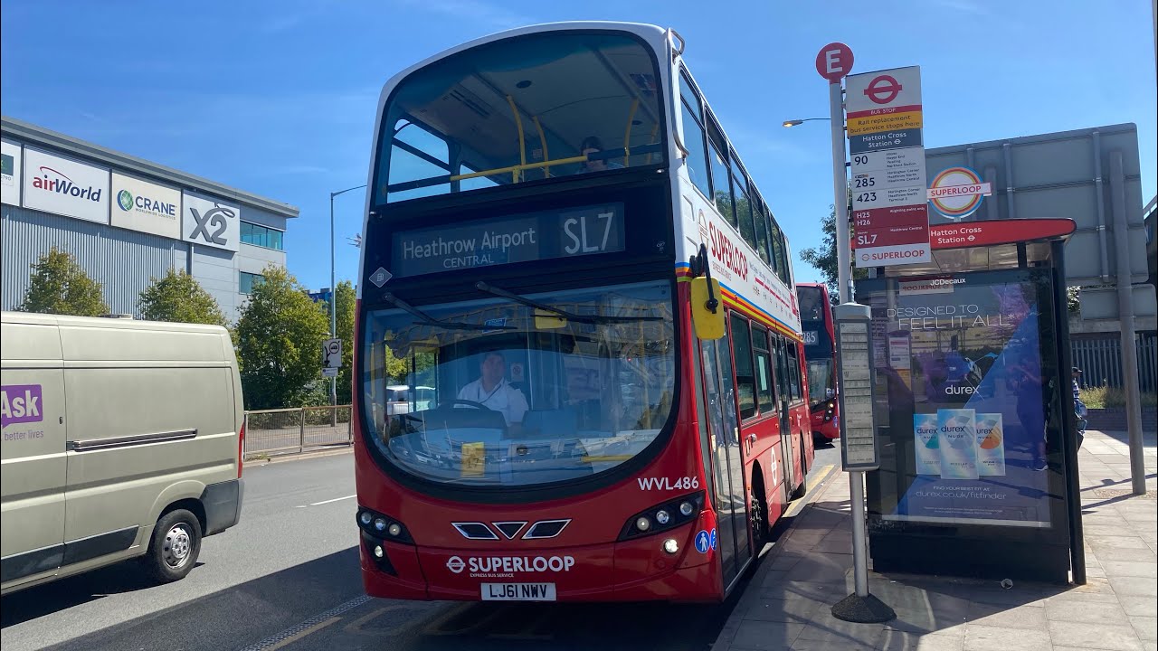 *Transfer* Metrobus London Route SL7 Journey | Volvo B9TL Wright Gemini ...