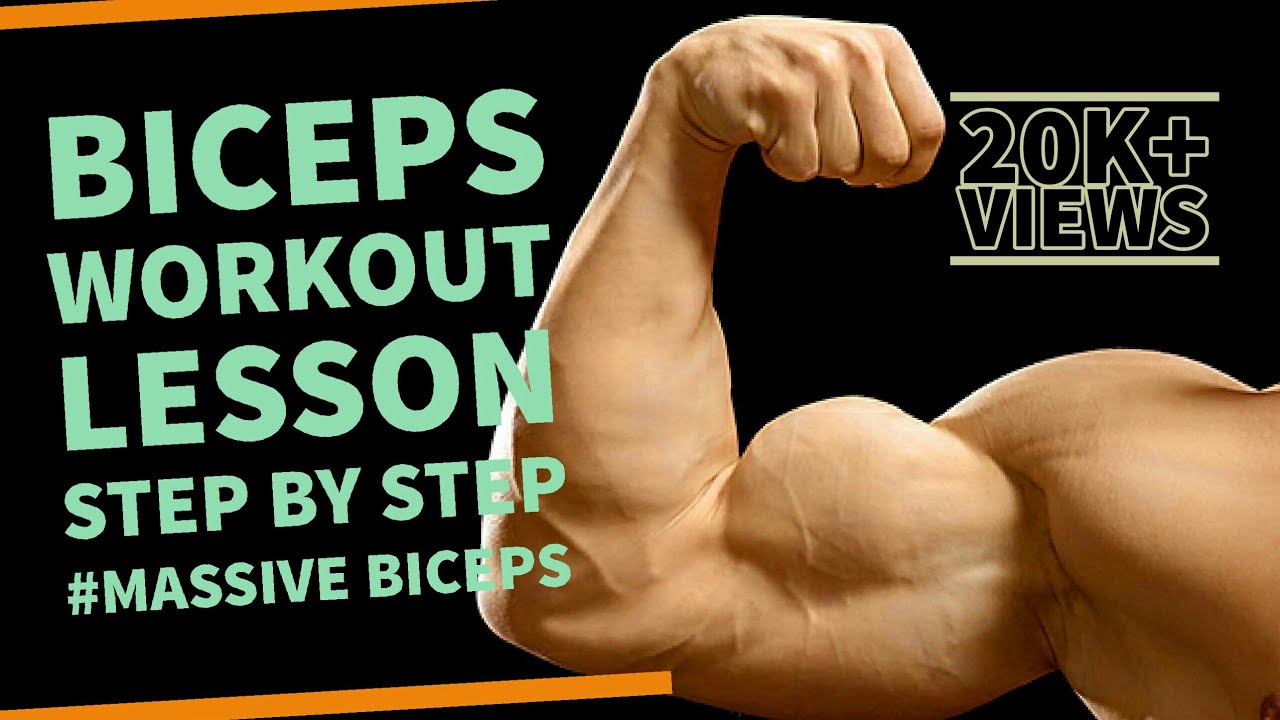 Bicep Workout lesson step by step for Beginner==🏋🏋🏋Massive Biceps💪💪💪 ...
