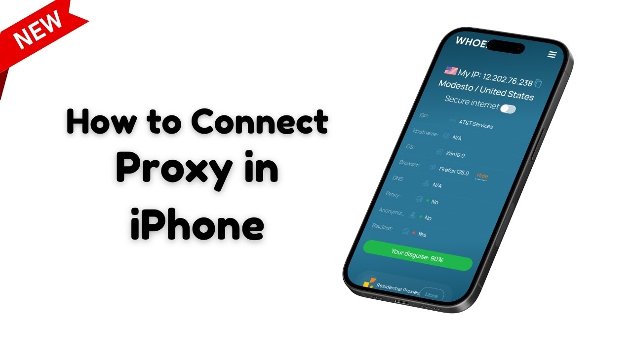 How to Connect Proxy in iPhone 2024 | Proper way - YouTube