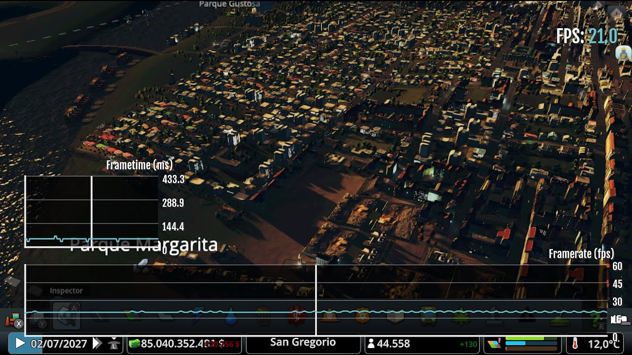 Cities: Skylines Nintendo Switch - Frame Rate Analysis - YouTube