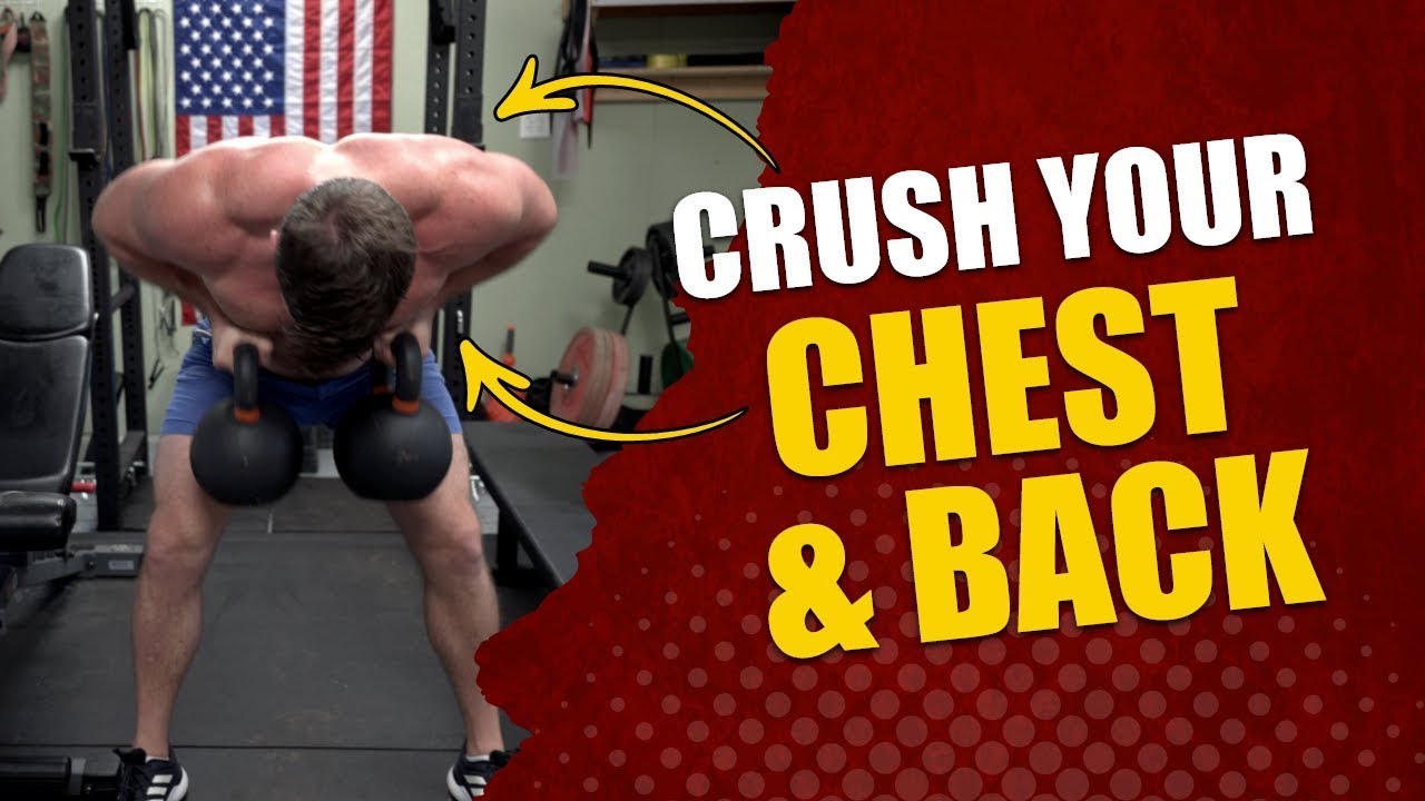 50 Rep Kettlebell Upper Body Exercises (INTENSE Push Pull Hinge ...