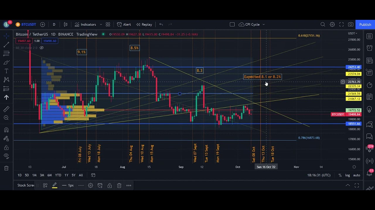 Bitcoin CPI and Inflation rate price cycle target - YouTube