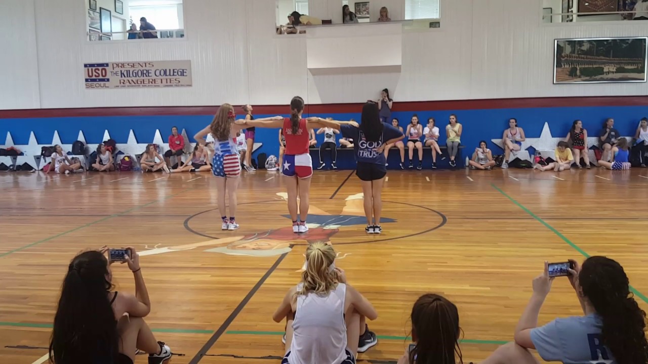 Rangerettes High Kick Part 2 - YouTube