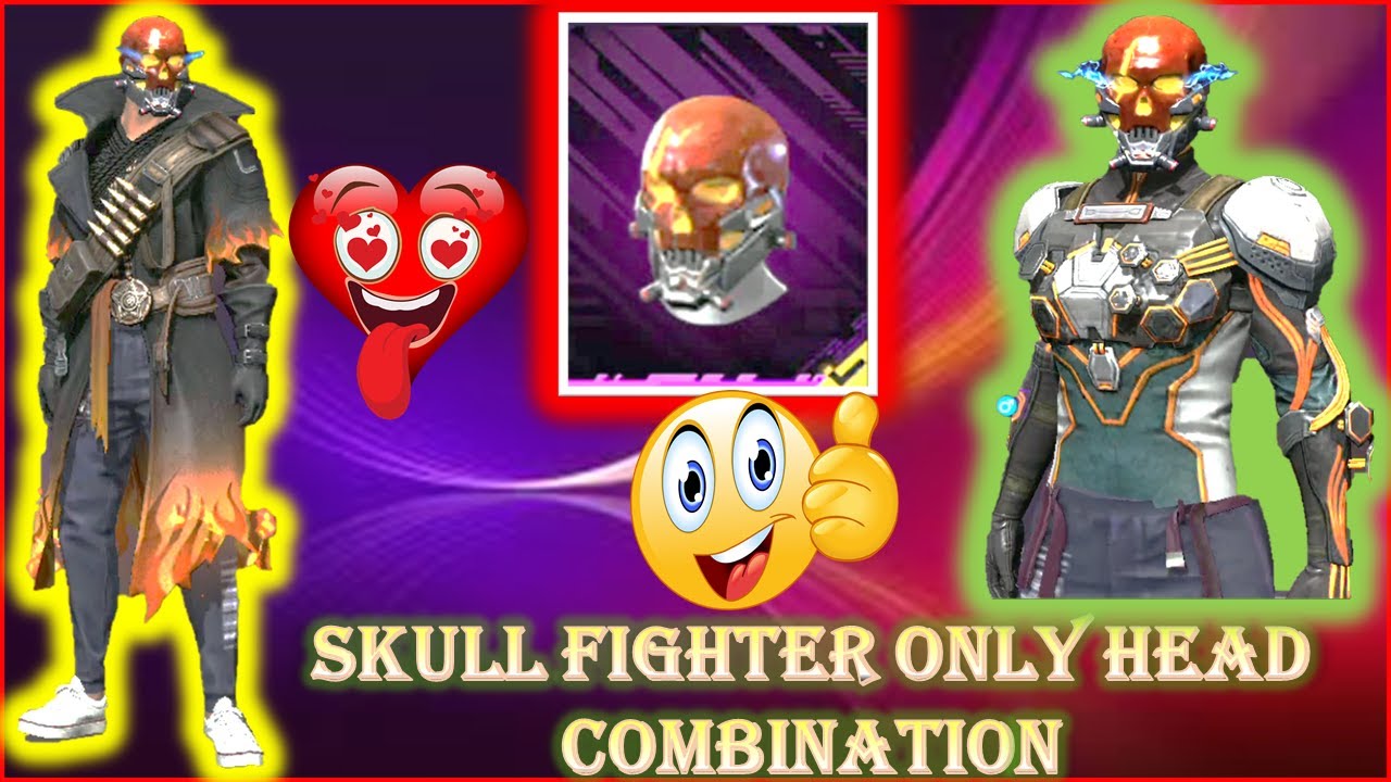 SKULL FIGHTER MASK COMBINATION || TOP 15 ONLY SKULL FIGHTER HEAD ...