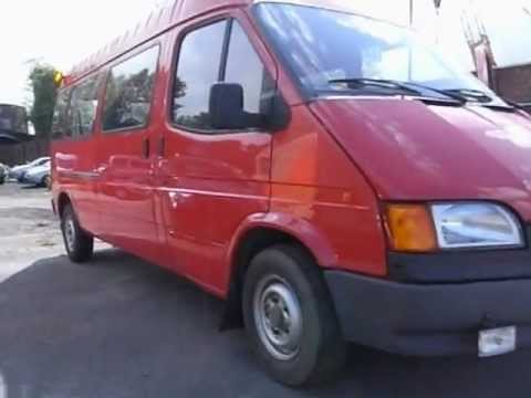Ford transit mk4 / minibus 9 seats - YouTube