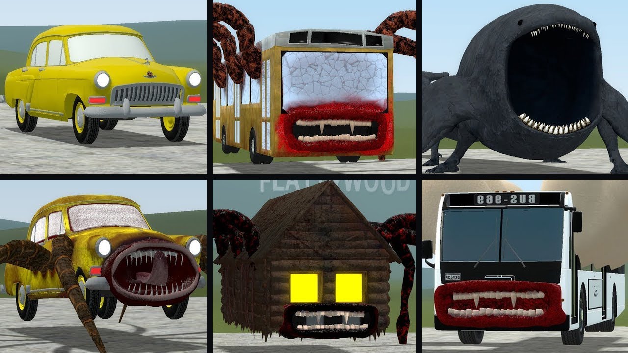 NEW OLD AND NEW UPDATE: CAR EATER,HOUSE HEAD BUS EATER,THE BLOOP VS ALL ...