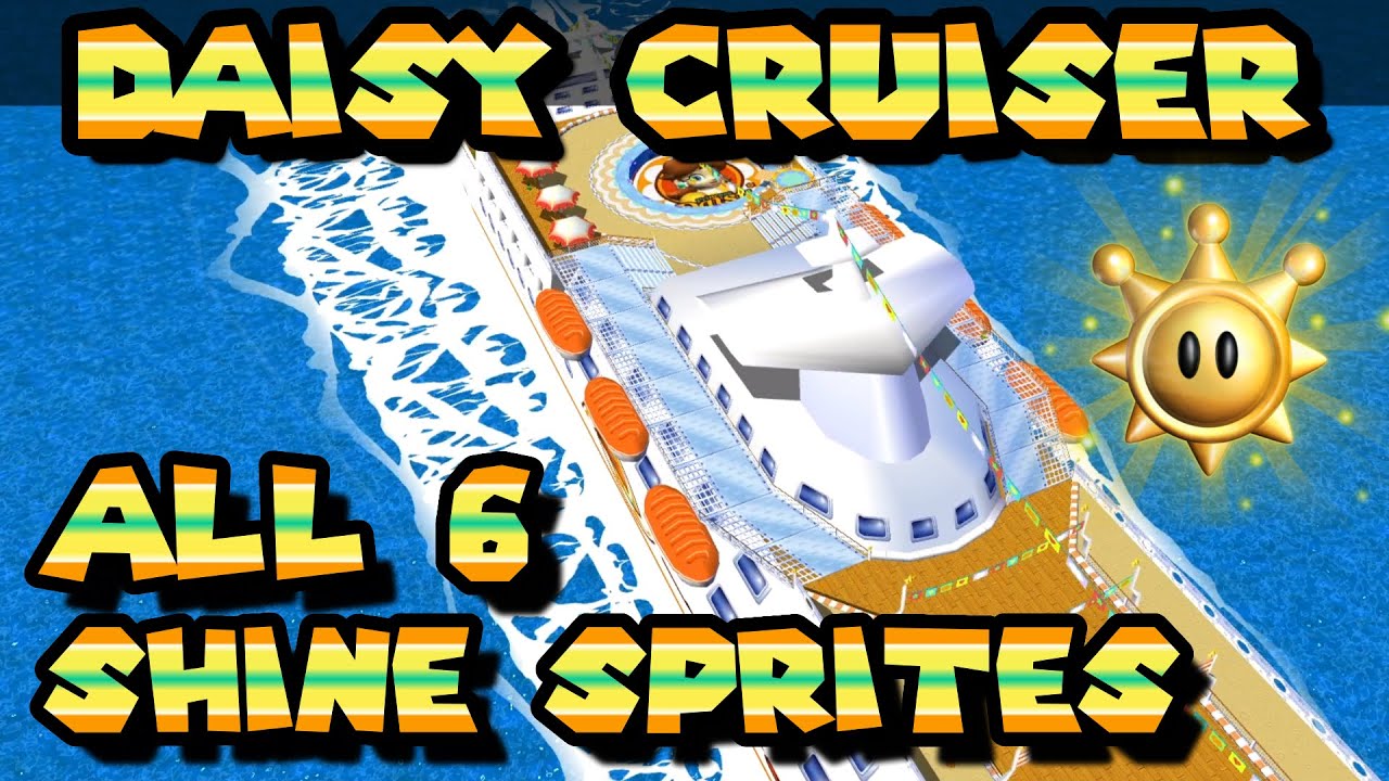 All Shine Sprites in Daisy Cruiser | Super Mario Eclipse - YouTube