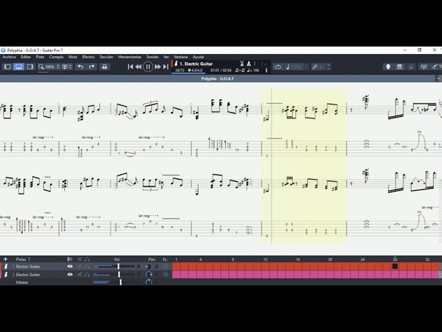 Polyphia - G.O.A.T | FULL GUITAR TAB (TIM & SCOTT) Acordes - Chordify