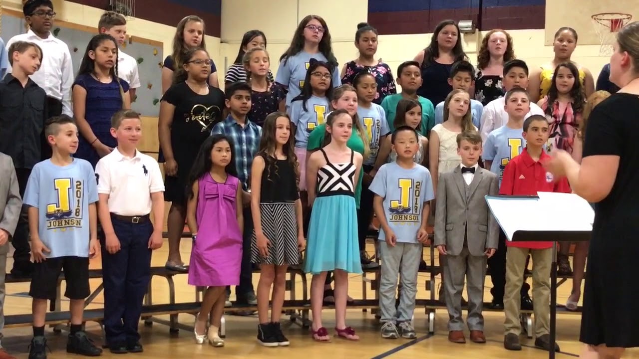 Johnson's 5th grade concert - YouTube