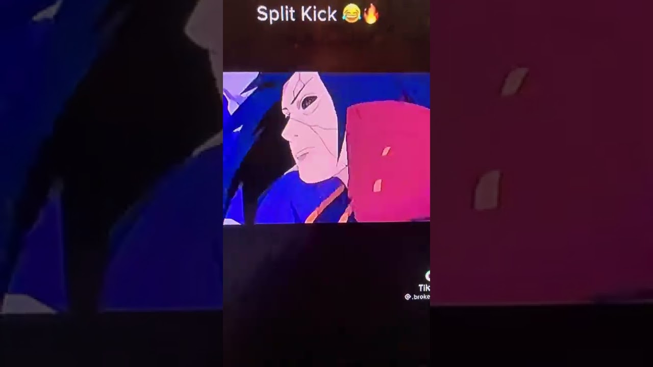 Uchiha split kick - YouTube