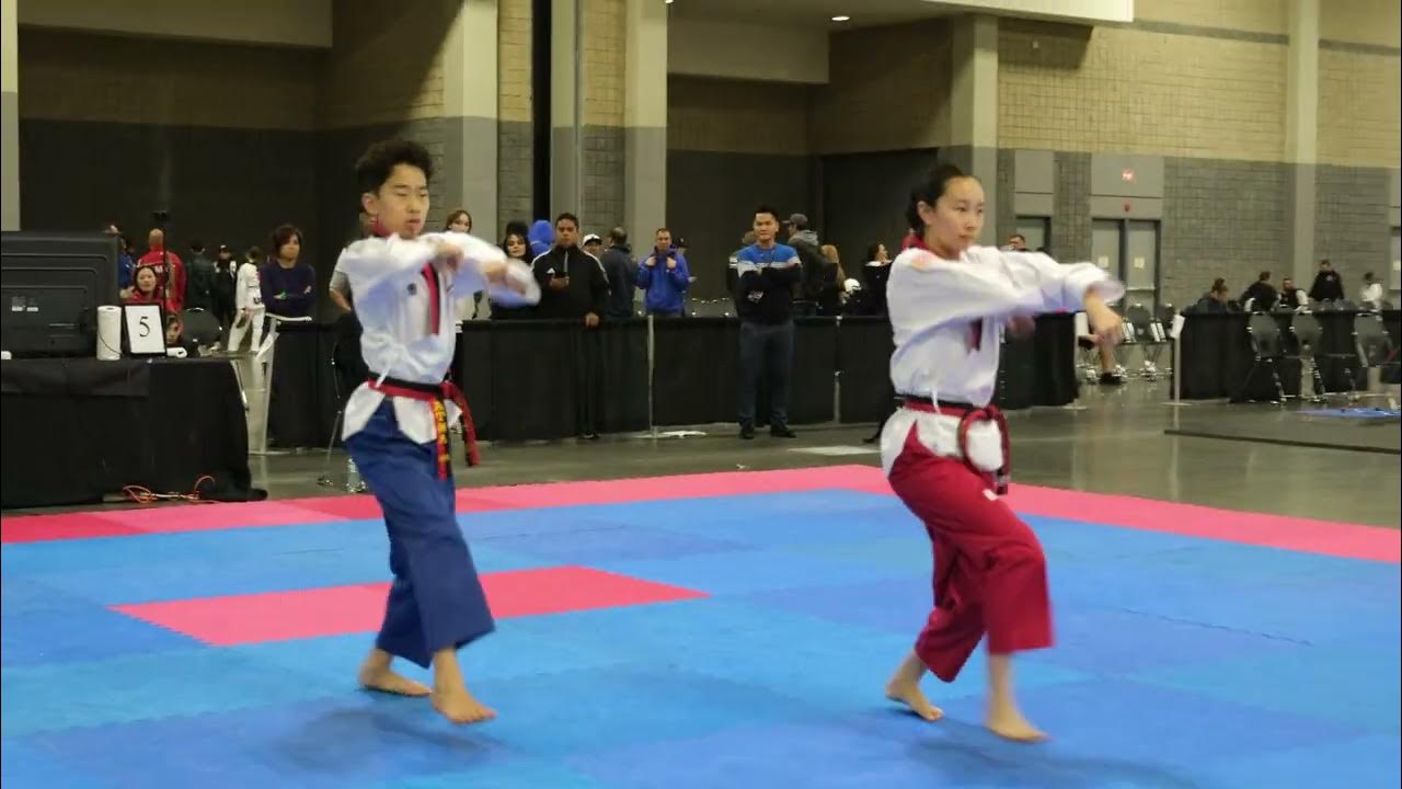 2024 U.S. National Taekwondo Team Trials (Poomsae Cadet Pair) - YouTube