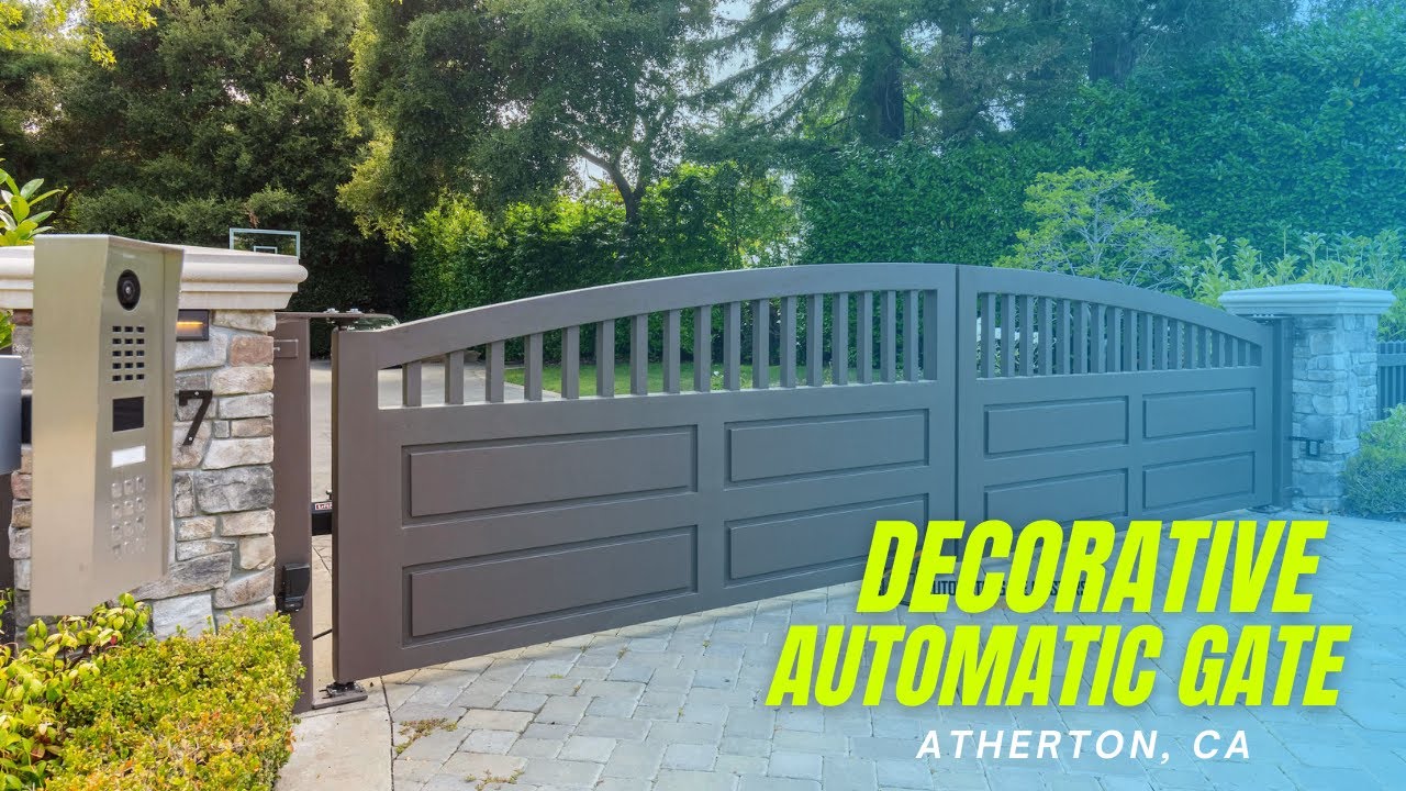 Decorative Custom Driveway Gates & LiftMaster Gate Openers [Atherton ...