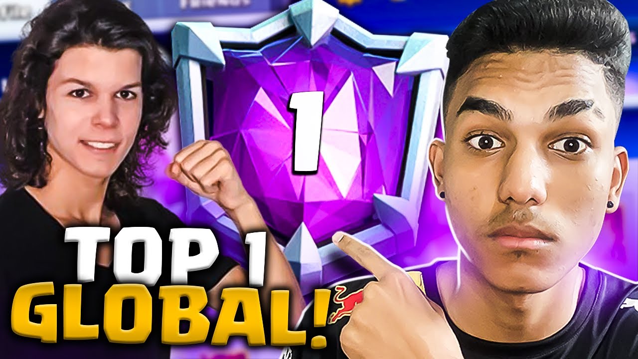 LucasXGamer CHEGA AO TOP 1 GLOBAL COM O MELHOR DECK DO CLASH ROYALE ...