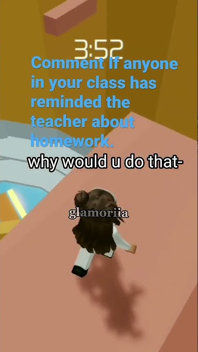 That one kid who always reminds the teacher about homework when she ...