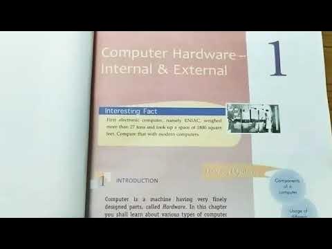Class 7th Computer Chapter 1 Computer Hardware - External and Internal part 1 - YouTube