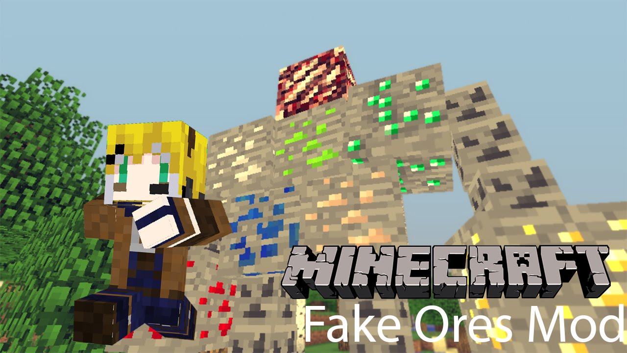 Minecraft Mod รีวิว - Fake Ores Mod - YouTube