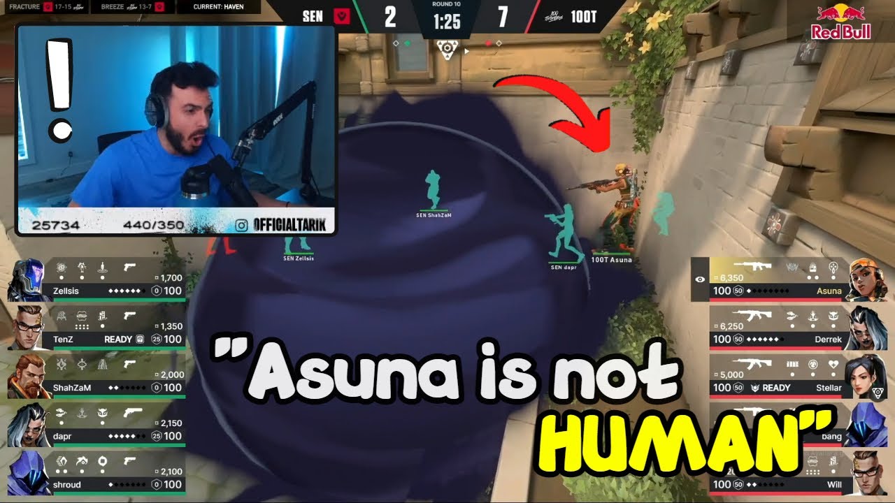 Tarik reacts to Asuna's insane ace in VCT | Best Valorant Clips Today ...