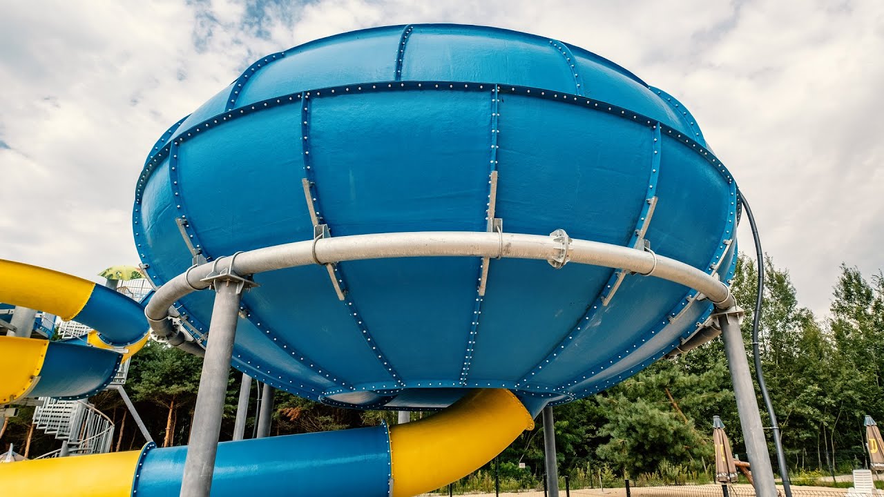 Strange Bowl Water Slide [NEW 2022] Kompleks Basenów Nadarzyn - YouTube