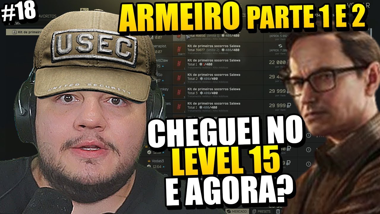 TUDO SOBRE MERCADO E ARMEIRO parte 1 e 2 (TUTORIAL INICIANTE NO TARKOV ...