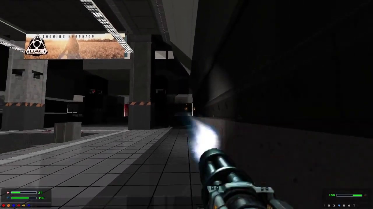 Doom Mod: 'Siren' - Testing this tiny, tiny, minigun. - YouTube