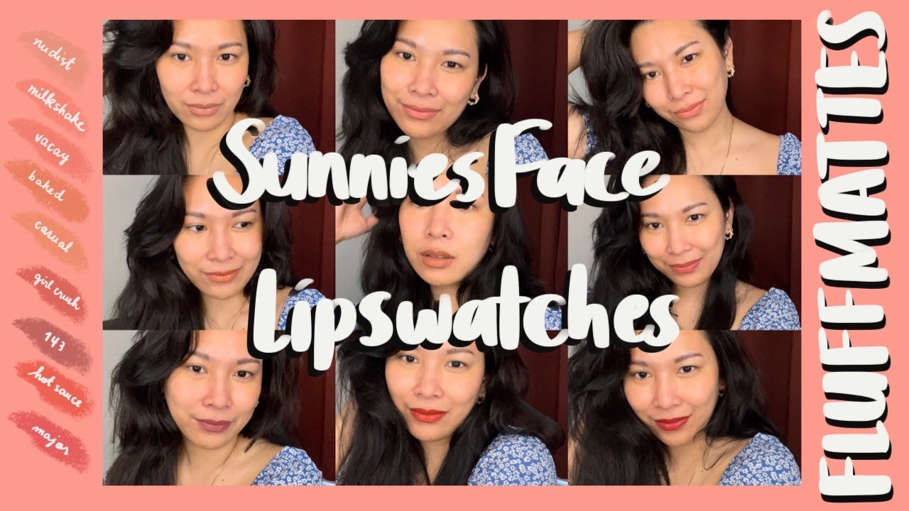 I Tried Swatching Sunnies Face Fluffmate | Yaniee Marie - YouTube