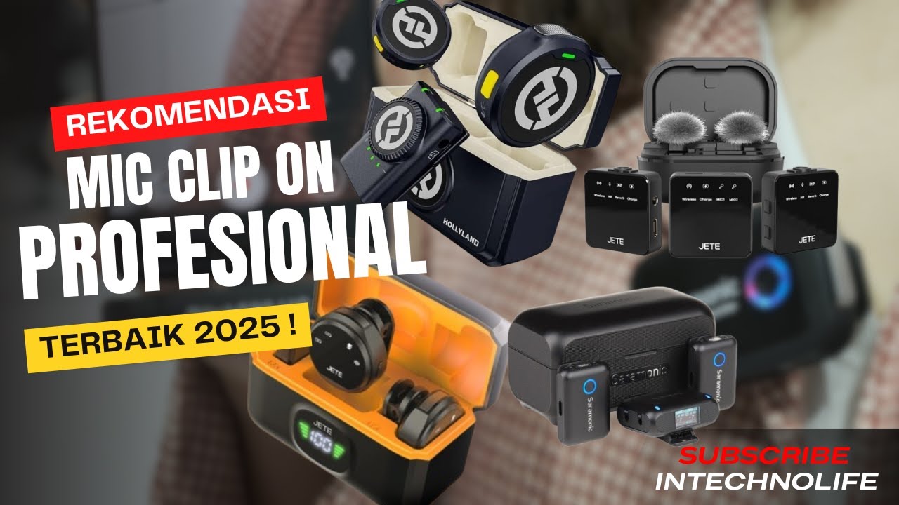 MIC NGONTEN TERBAIK: 5 Rekomendasi Mic Lavalier Clip On Wireless ...